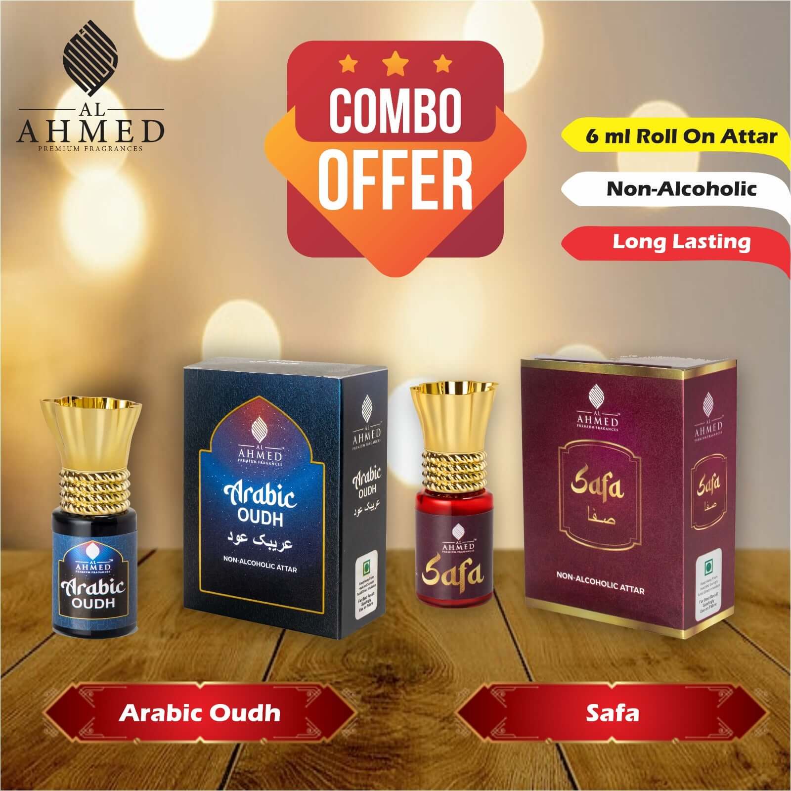 PREMIUM ARABIC OUD & SAFA ATTAR - COMBO OFFER – Al Ahmed India